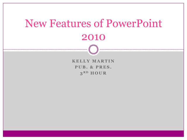 Introducing Powerpoint 2010 | PPTX