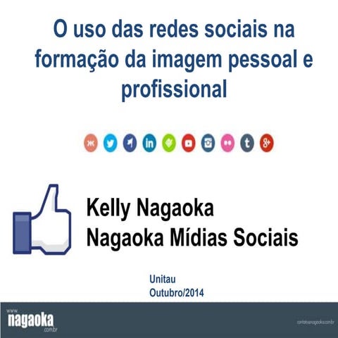 Explorando o uso responsável das Redes Sociais | PPTX