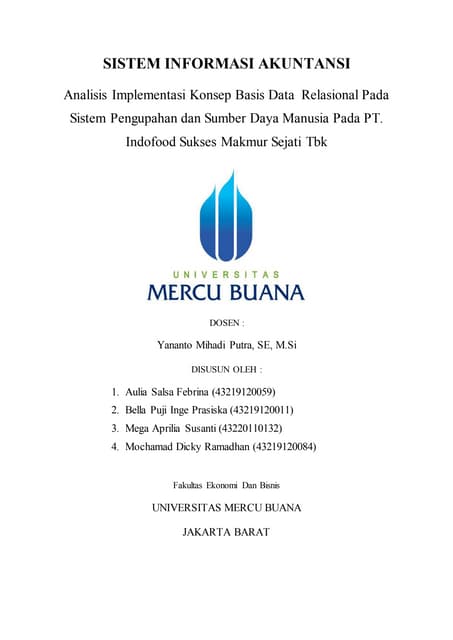 Contoh jobdesc | PDF