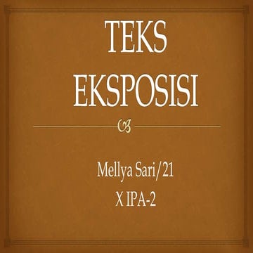 Teks Eksposisi | PPTX