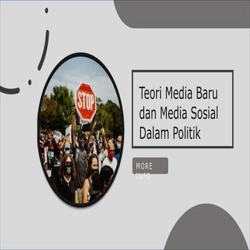 Teori Media Baru dan Media Sosial Dalam Politik | PPTX
