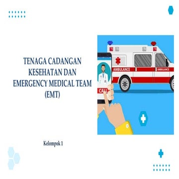 Emergency Medical Tiem (EMT) pada Bencana | PPTX
