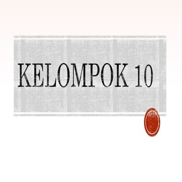 Kelompok 10 | PPTX