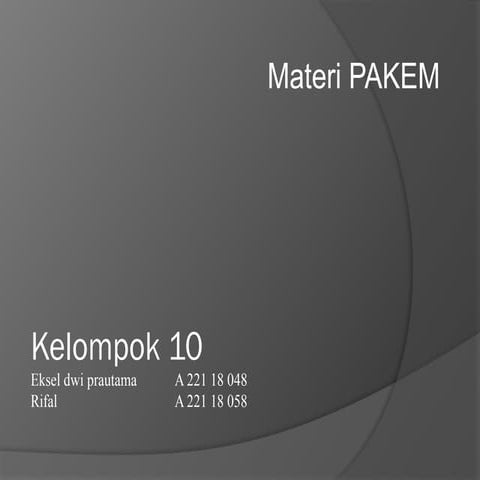 Kelompok 10 materi pembelajaran Pakem .pptx