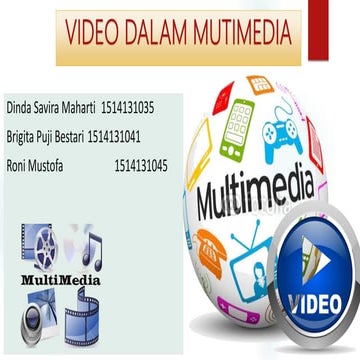 Video dalam multimedia | PPTX