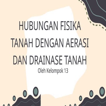 KELOMPOK 13 FISIKA TANAH universitas mtr | PPTX