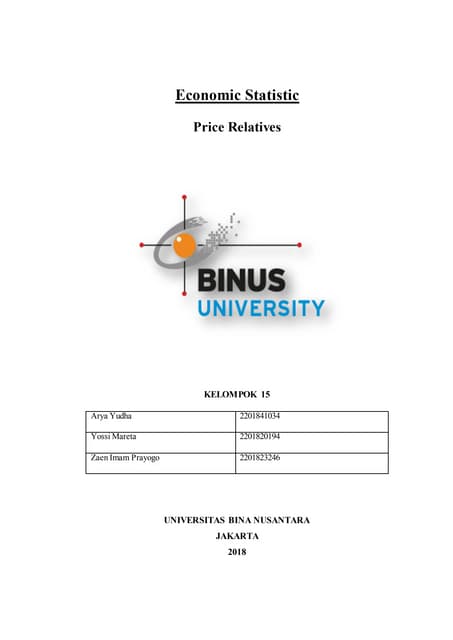 PPT Materi Indeks harga | PPT
