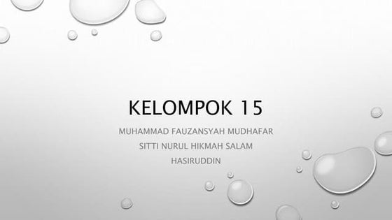 Kelompok 15 | PPT