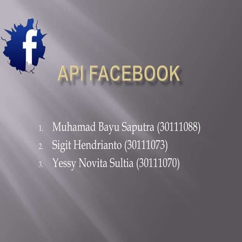 Kelompok 1 api facebook | PPT