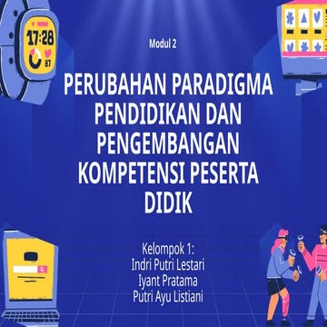 Perubahan Paradigma Pendidikan dan Pengembangan Kompetensi Peserta ...