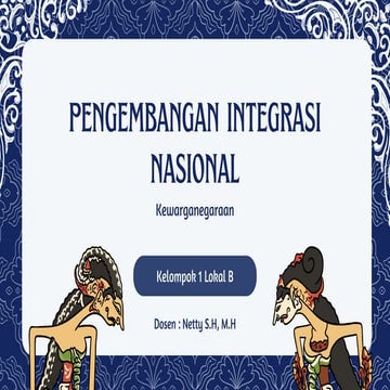 Integrasi nasional ppt | PPTX