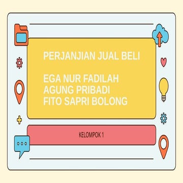 Perjanjian jual beli di manajemen indust | PPT