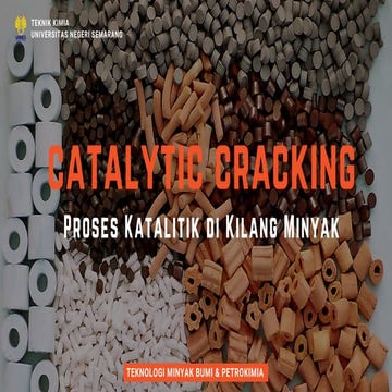 Power point of Catalytic Cracking (Process of Catalyst in Oil Rig) | PDF