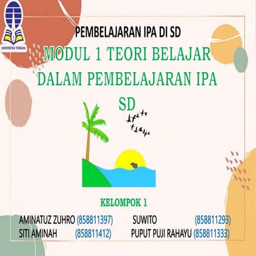 KELOMPOK 1 TEORI BELAJAR DALAM PEMBELAJARAN IPA SD.pptx