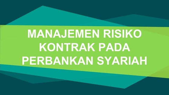 manajemen risiko kredit | PPT
