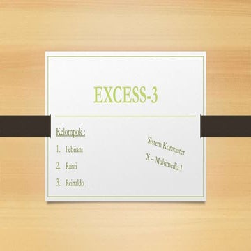 [Kelompok 2] Excess-3 | PPTX