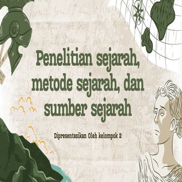 PENELITIAN SEJARAH, METODE, DAN SUMBER SEJARAH | PDF