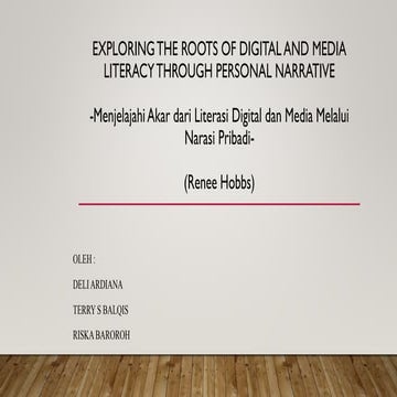 Kelompok 2 Literasi Media Kelompok 2 Literasi MediaKelompok 2 Literasi ...