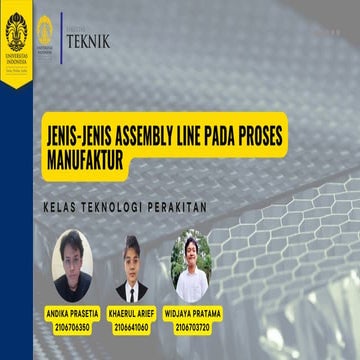 Comprehensive Overview of Assembly Line Types in Manufacturing ...
