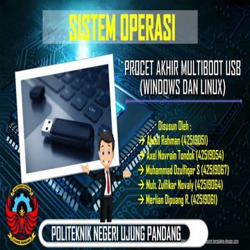 Kelompok2 tugas project akhir multiboot usb (windows dan linux) | PPT