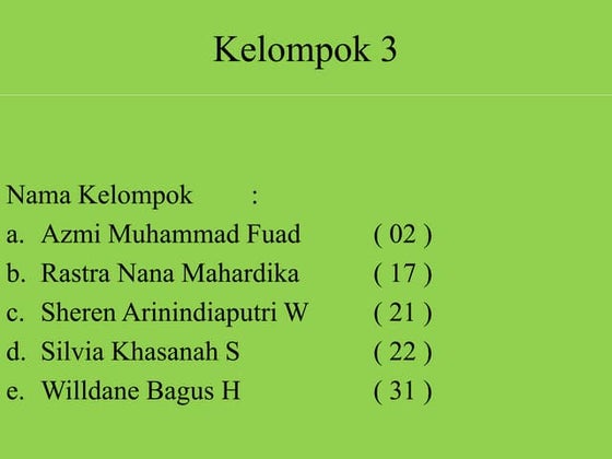 Kelompok 3 | PPT