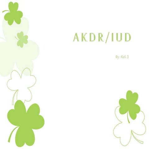 AKDR - IUD | PPT