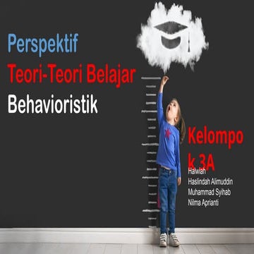Materi teori-teori belajar behavioristik | PPTX