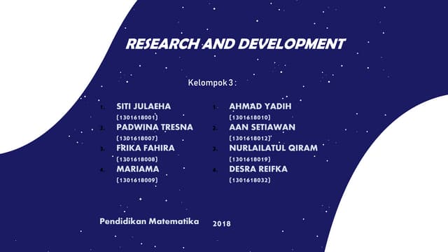 Rnd Metode Pengembangan dalam Penelitian | PPTX