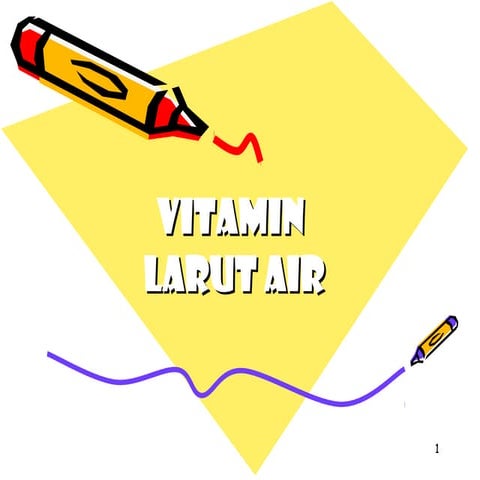 vitamin larut air | PPT