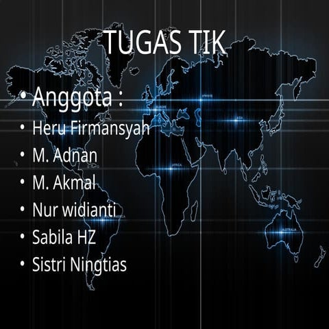 TUGAS TIK JARINGAN KOMPUTER DAN INTERNET | PPTX