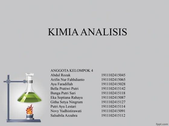 Analisis Kation Golongan I, II, III, IV dan V | PDF