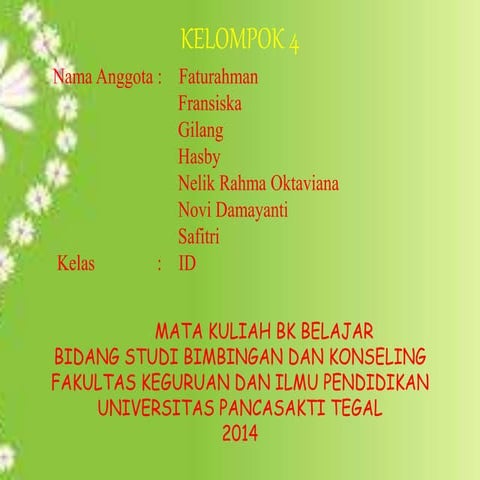 Kelompok 4 bk belajar | PPT