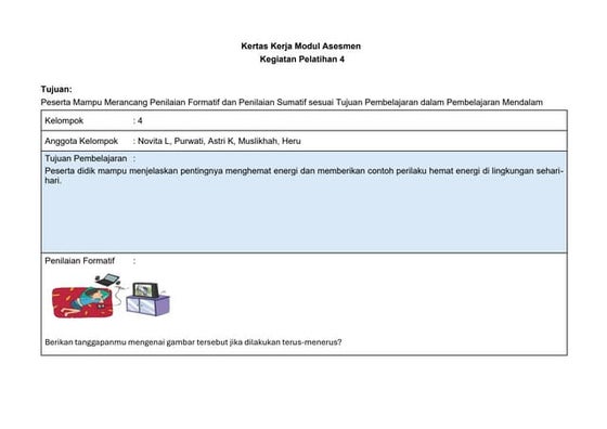 INSTRUMEN IMPLEMENTASI DAN REFLEKSI PERENCANAAN PEMBELAJARAN-ARNI.pdf
