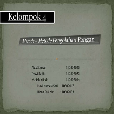 Kelompok 4(tekpan) | PPTX