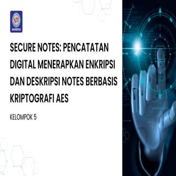 Secure Notes: Aplikasi Pencatatan Digital Berbasis Kriptografi AES ...