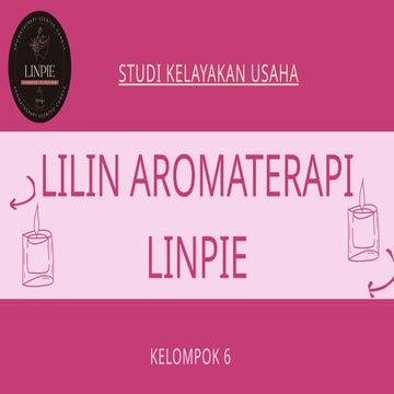 PPT Studi Kelayakan Usaha lilin aromaterapi | PPTX