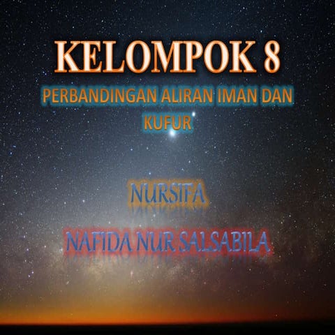 perbandingan aliran iman dan kufur | PPTX