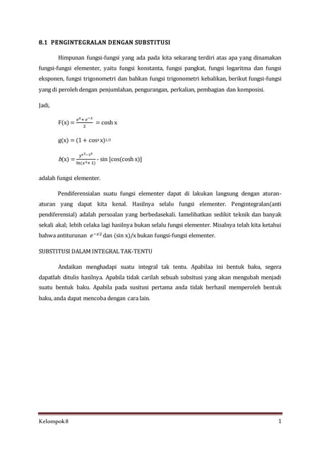 Operasi Aljabar pada Fungsi dan Fungsi Komposisi | DOCX