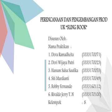 Perancangan dan Pengembangan Produk | PPTX