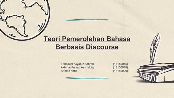 Teori Pemerolehan Bahasa Berbasis Discourse | PPT