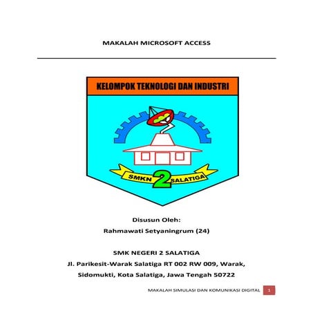 Tugas SIMDIG Kelompok 9 | PDF