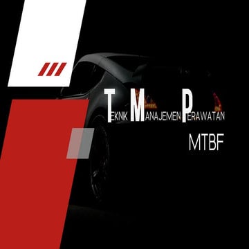 Materi Teknik Manajemen Perawatan tentang MTBF | PDF