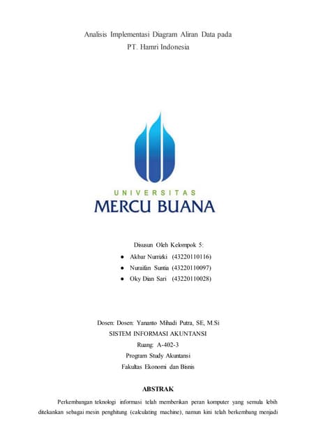 SIA_Kel 6_Diagram Arus Data dan Bagan Alir.pptx