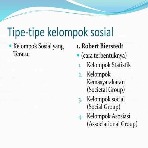 Kelompok sosial teratur (XI IPS kurikulum 2013) | PPTX