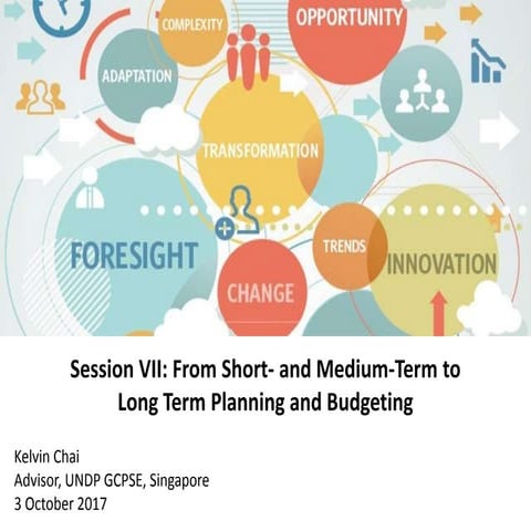 From Short- and Medium-Term to Long Term Planning and Budgeting | PPTX
