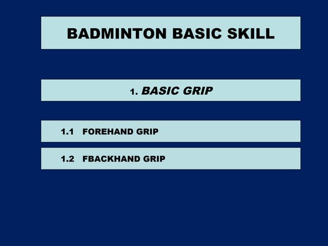 Physical Education (BADMINTON) | PPTX
