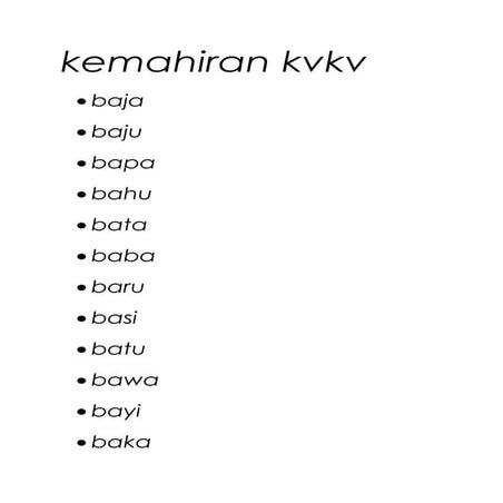 Kemahiran kvkv | DOC