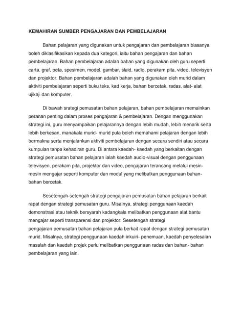 kemahiran variasi rangsangan | DOC