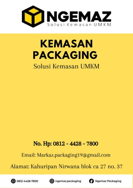 cetak kemasan | PDF