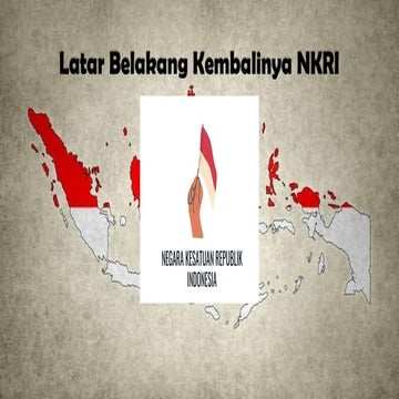 Kembalinya NKRI dan latar belakang kembalinya nkri | PPT